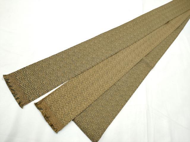 ■■■　サイズ　■■■ 長さ 392cm 幅 9cm程 ■■■　商品詳細　■■■ 【正絹】 状態は締めてはおりますが 特に目立ったシミ汚れなどもなく大変良い状態です。 本場筑前博多織は、福岡県福岡市博多区やその周辺で生産される絹織物です。 ...