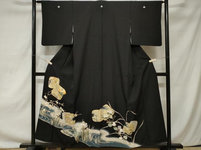 ■■■　サイズ　■■■ 身丈 154cm（肩から） 裄丈 65cm 袖丈 48cm　縫込み 5cm 袖幅 34cm 前幅 24cm 後幅 30.5cm 着物縫いこみ 内揚げ 8cm 裄 お袖側 約3cm　身頃側 約5cm ■■■　商品詳細　...