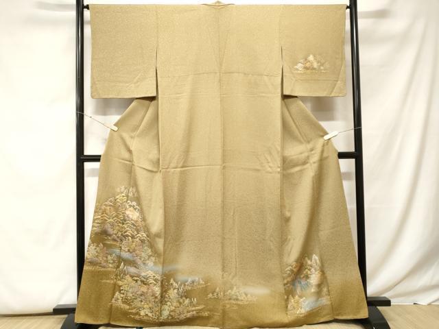 ■■■　サイズ　■■■ 身丈 164cm（肩から） 裄丈 66cm 袖丈 48cm　縫込み 6cm 袖幅 34cm 前幅 25cm 後幅 33cm 着物縫いこみ 内揚げ 0cm 裄 お袖側 約3cm　身頃側 約3cm ■■■　商品詳細　■■...