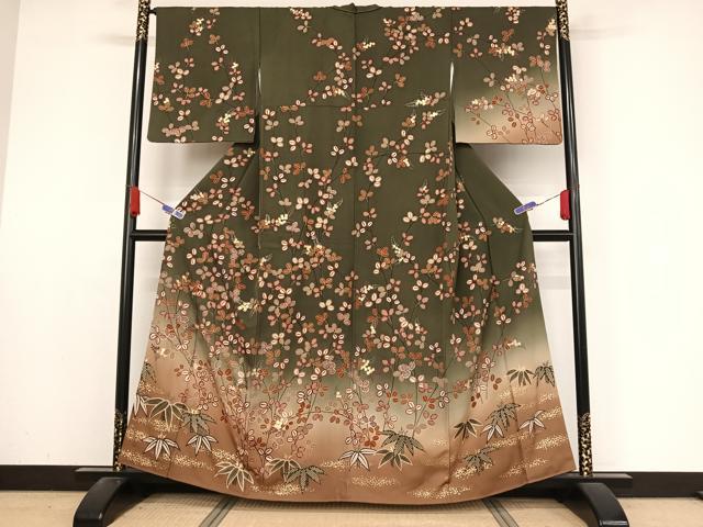 ■■■　サイズ　■■■ 身丈 160cm（肩から） 裄丈 68cm 袖丈 49cm　縫込み 2cm 袖幅 35cm 前幅 24cm 後幅 31cm 着物縫いこみ 内揚げ 8cm 裄 お袖側 約0cm　身頃側 約0cm ■■■　商品詳細　■■...
