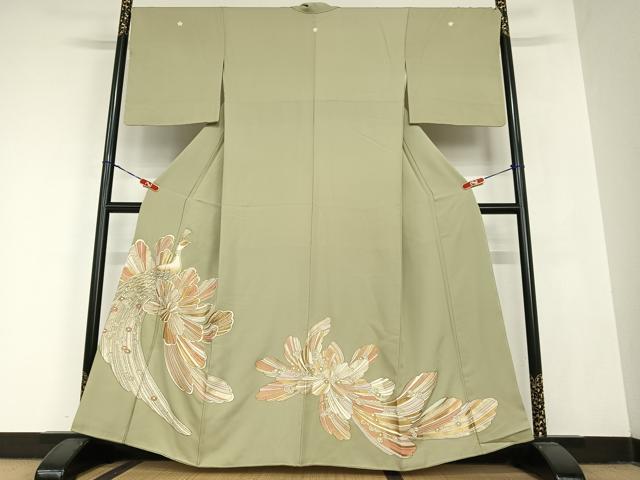 ■■■　サイズ　■■■ 身丈 161cm（肩から） 裄丈 67cm 袖丈 49.5cm　縫込み 2cm 袖幅 34cm 前幅 24.5cm 後幅 30cm 着物縫いこみ 内揚げ 4cm 裄 お袖側 約3cm　身頃側 約1.5cm ■■■　商...