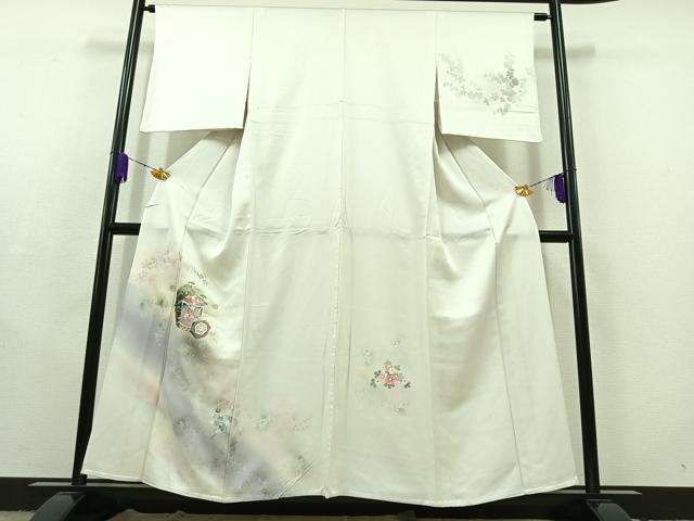 ■■■　サイズ　■■■ 身丈 155cm（肩から） 裄丈 62cm 袖丈 48cm　縫込み 6cm 袖幅 32cm 前幅 25cm 後幅 30cm 着物縫いこみ 内揚げ 3cm 裄 お袖側 約2cm　身頃側 約3cm ■■■　商品詳細　■■...