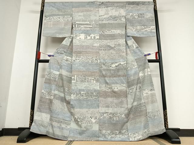 ■■■　サイズ　■■■ 身丈 165cm（肩から） 裄丈 68cm 袖丈 49.5cm　縫込み 5cm 袖幅 34.5cm 前幅 24.5cm 後幅 30cm 着物縫いこみ 内揚げ 2.5cm 裄 お袖側 約2cm　身頃側 約1cm ■■■...