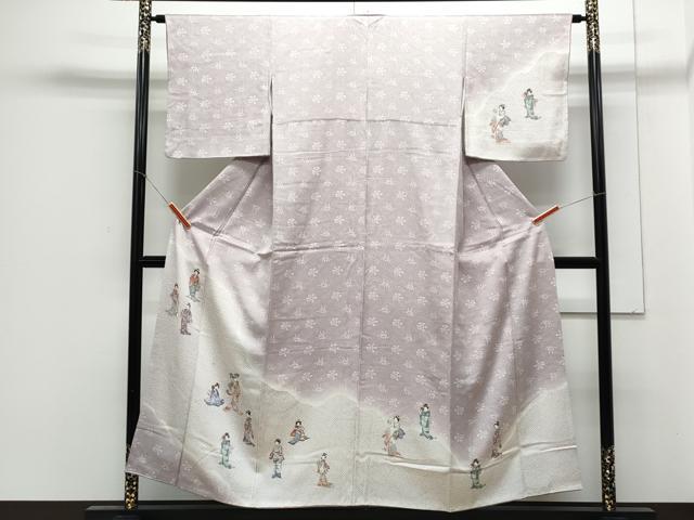 ■■■　サイズ　■■■ 身丈 152cm（肩から） 裄丈 63cm 袖丈 46cm　縫込み 6cm 袖幅 33cm 前幅 24cm 後幅 29cm 着物縫いこみ 内揚げ 9cm 裄 お袖側 約3cm　身頃側 約5cm ■■■　商品詳細　■■...