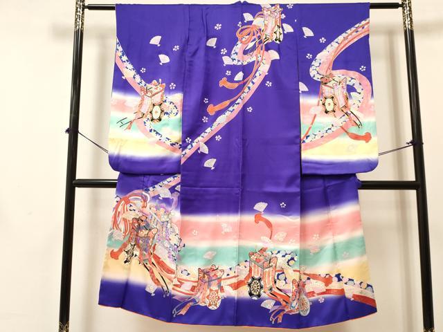 ■■■　サイズ　■■■ 【祝着】 身丈 132cm（肩から） 裄丈 54.5cm（肩上げ　1cm） 袖丈 73.5cm　縫込み 2cm 袖幅 31.5cm 前幅 20cm 後幅 25.5cm 着物縫いこみ 内揚げ 0cm （腰上げ　0cm）...