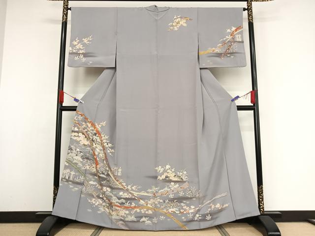 ■■■　サイズ　■■■ 身丈 161cm（肩から） 裄丈 66cm 袖丈 50cm　縫込み 2cm 袖幅 34.5cm 前幅 24.5cm 後幅 30cm 着物縫いこみ 内揚げ 6.5cm 裄 お袖側 約2cm　身頃側 約5cm ■■■　商...