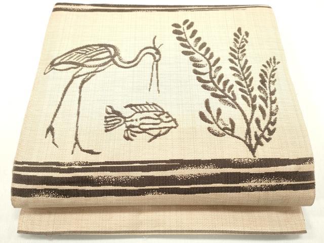 ■■■　サイズ　■■■ 長さ 430cm 幅 30cm程 ■■■　商品詳細　■■■ 【正絹】 状態は締めてはおりますが 特に目立ったシミ汚れなどもなく大変良い状態です。 大変上質な逸品になります。 お安く出品致しますので、是非この機会にいか...