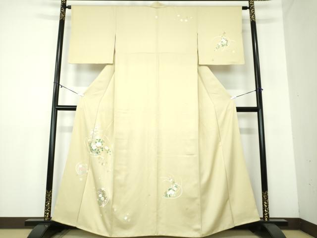 ■■■　サイズ　■■■ 身丈 162cm（肩から） 裄丈 63.5cm 袖丈 47.5cm　縫込み 5cm 袖幅 32.5cm 前幅 22.5cm 後幅 28.5cm 着物縫いこみ 内揚げ 5.5cm 裄 お袖側 約3.5cm　身頃側 約4...