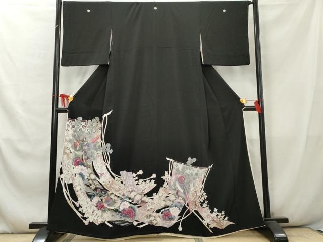 ■■■　サイズ　■■■ 身丈 159.5cm（肩から） 裄丈 67cm 袖丈 49.5cm　縫込み 4cm 袖幅 35cm 前幅 24.5cm 後幅 31.5cm 着物縫いこみ 内揚げ 5cm 裄 お袖側 約1cm　身頃側 約2cm ■■■...