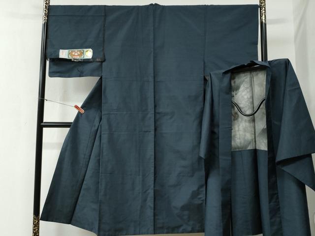 ■■■　サイズ　■■■ 【着物】 身丈 144cm（肩から） 裄丈 67cm 袖丈 48.5cm　縫込み 4cm 袖幅 34cm 前幅 27cm 後幅 32cm 着物縫いこみ 内揚げ 8.5cm 裄 お袖側 約1cm　身頃側 約1cm 【羽...