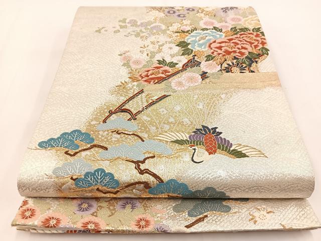 ■■■　サイズ　■■■ 長さ 436cm 幅 31cm程 ■■■　商品詳細　■■■ 【正絹・芯なし】 詳細に関しましては、画像をご確認ください。 大変上質な逸品になります。 お安く出品致しますので、是非この機会にいかがでしょうか？ ■■■　...
