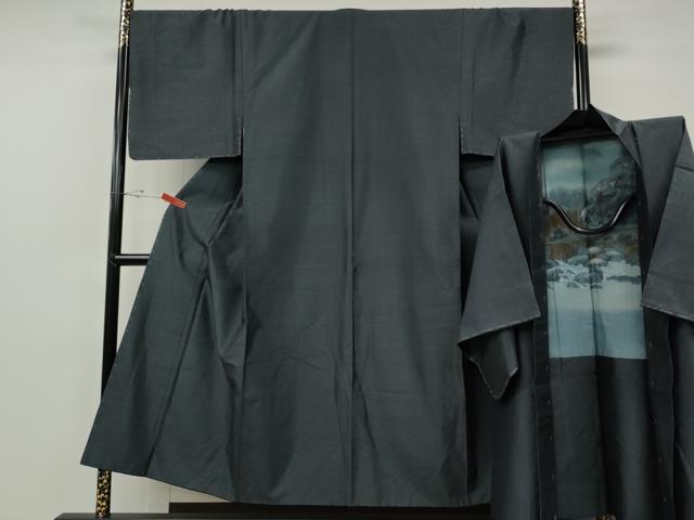 ■■■　サイズ　■■■ 【着物】 身丈 149cm（肩から） 裄丈 68.5cm 袖丈 48.5cm　縫込み 4cm 袖幅 34.5cm 前幅 28cm 後幅 33cm 着物縫いこみ 内揚げ 5cm 裄 お袖側 約1cm　身頃側 約1cm ...