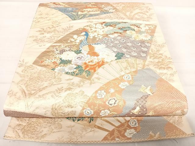 ■■■　サイズ　■■■ 長さ 420cm 幅 31cm程 ■■■　商品詳細　■■■ 【正絹・芯なし】 詳細に関しましては、画像をご確認ください。 大変上質な逸品になります。 お安く出品致しますので、是非この機会にいかがでしょうか？ ※たれ先...