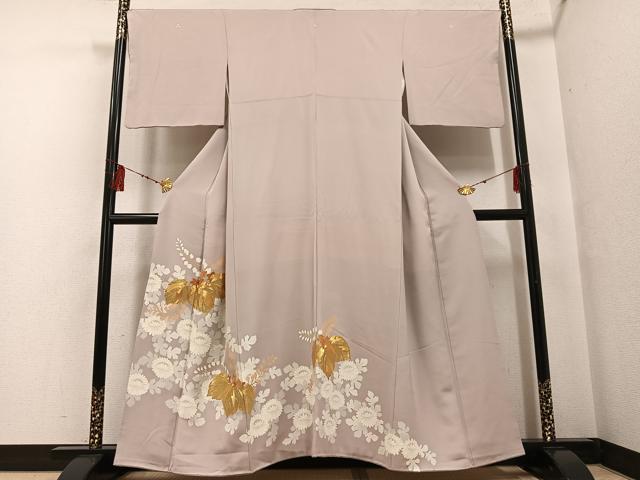 ■■■　サイズ　■■■ 身丈 156cm（肩から） 裄丈 66.5cm 袖丈 45cm　縫込み 6cm 袖幅 34cm 前幅 26cm 後幅 30cm 着物縫いこみ 内揚げ 7cm 裄 お袖側 約0cm　身頃側 約1cm ■■■　商品詳細　...