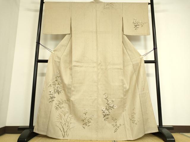 ■■■　サイズ　■■■ 身丈 164cm（肩から） 裄丈 67cm 袖丈 45.5cm　縫込み 2.5cm 袖幅 33cm 前幅 24cm 後幅 30cm 着物縫いこみ 内揚げ 0cm 裄 お袖側 約0cm　身頃側 約0cm ■■■　商品詳...