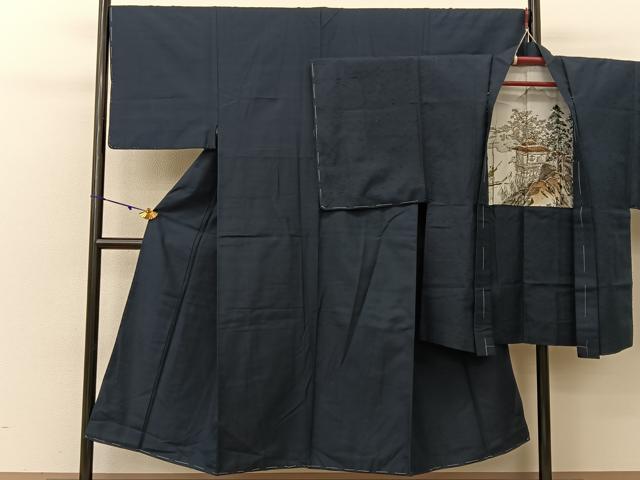 ■■■　サイズ　■■■ 【着物】 身丈 147cm（肩から） 裄丈 68cm 袖丈 49cm　縫込み 4cm 袖幅 34.5cm 前幅 28cm 後幅 31cm 着物縫いこみ 内揚げ 0cm 裄 お袖側 約5.5cm　身頃側 約4.5cm ...