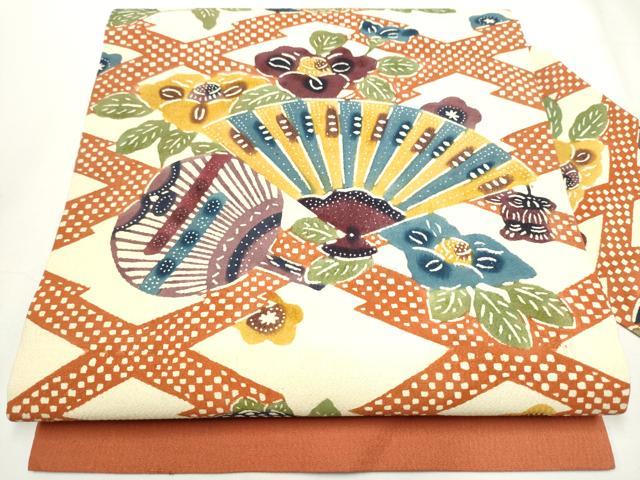 ■■■　サイズ　■■■ 長さ 354cm 幅 30.5cm程 ■■■　商品詳細　■■■ 【正絹】 状態は締めてはおりますが 特に目立ったシミ汚れなどもなく大変良い状態です。 大変上質な逸品になります。 お安く出品致しますので、是非この機会に...