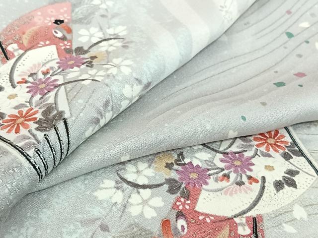 ■■■　サイズ　■■■ 身丈 149cm（肩から） 裄丈 68cm 袖丈 47cm　縫込み 4cm 袖幅 34cm 前幅 27cm 後幅 33cm 着物縫いこみ 内揚げ 4cm 裄 お袖側 約1cm　身頃側 約0cm ■■■　商品詳細　■■...