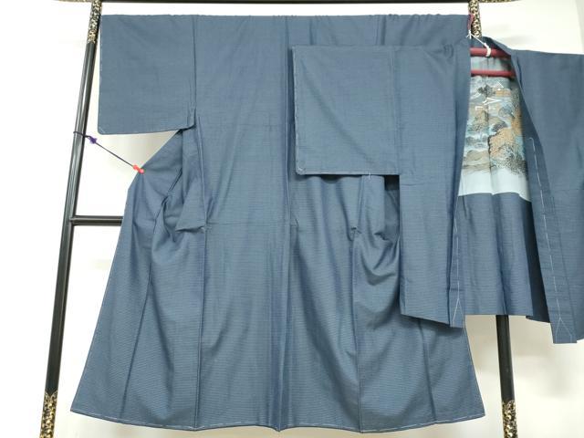 ■■■　サイズ　■■■ 【着物】 身丈 143cm（肩から） 裄丈 68.5cm 袖丈 48.5cm　縫込み 3cm 袖幅 34cm 前幅 23cm 後幅 30.5cm 着物縫いこみ 内揚げ 3cm 裄 お袖側 約2cm　身頃側 約1cm ...