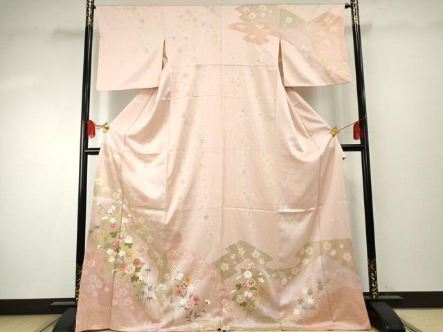 ■■■　サイズ　■■■ 身丈 168cm（肩から） 裄丈 65.5cm 袖丈 48.5cm　縫込み 5cm 袖幅 34cm 前幅 23.5cm 後幅 29cm 着物縫いこみ 内揚げ 0cm 裄 お袖側 約0cm　身頃側 約0cm ■■■　商...