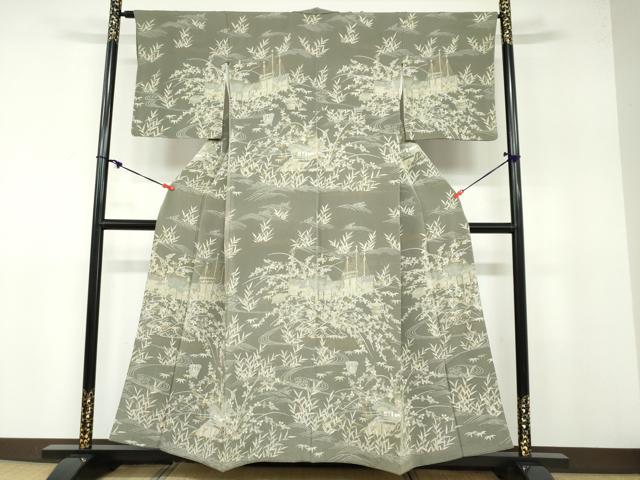 ■■■　サイズ　■■■ 身丈 154cm（肩から） 裄丈 64.5cm 袖丈 48cm　縫込み 5cm 袖幅 32.5cm 前幅 25cm 後幅 30cm 着物縫いこみ 内揚げ 4cm 裄 お袖側 約2cm　身頃側 約3cm ■■■　商品詳...