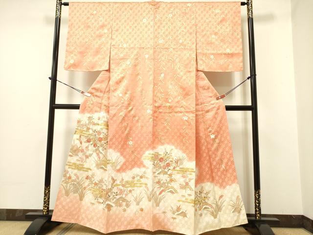 ■■■　サイズ　■■■ 身丈 159.5cm（肩から） 裄丈 62.5cm 袖丈 52cm　縫込み 7.5cm 袖幅 32.5cm 前幅 23cm 後幅 30.5cm 着物縫いこみ 内揚げ 7.5cm 裄 お袖側 約2.5cm　身頃側 約3...