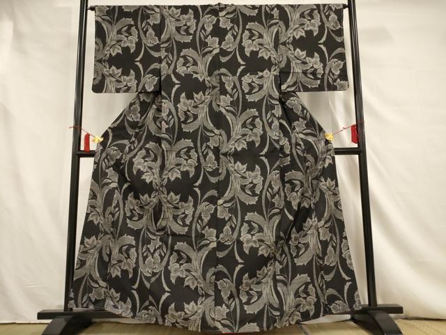 ■■■　サイズ　■■■ 身丈 162cm（肩から） 裄丈 64.5cm 袖丈 48.5cm　縫込み 3cm 袖幅 33cm 前幅 24cm 後幅 30cm 着物縫いこみ 内揚げ 0cm 裄 お袖側 約2.5cm　身頃側 約2cm ■■■　商...