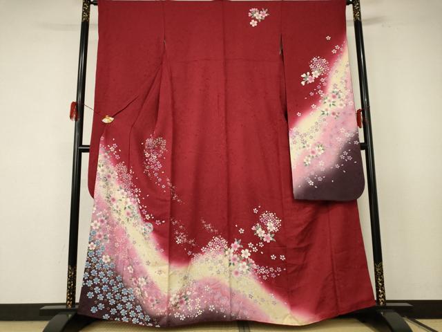 ■■■　サイズ　■■■ 身丈 160cm（肩から） 裄丈 64.5cm 袖丈 105cm　縫込み 6cm 袖幅 33.5cm 前幅 24.5cm 後幅 29cm 着物縫いこみ 内揚げ 7.5cm 裄 お袖側 約5cm　身頃側 約5cm ■■...