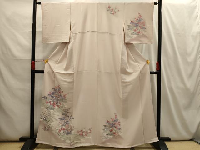 ■■■　サイズ　■■■ 身丈 162cm（肩から） 裄丈 64cm 袖丈 46cm　縫込み 3cm 袖幅 33cm 前幅 23cm 後幅 30cm 着物縫いこみ 内揚げ 0cm 裄 お袖側 約4.5cm　身頃側 約4.5cm ■■■　商品詳...