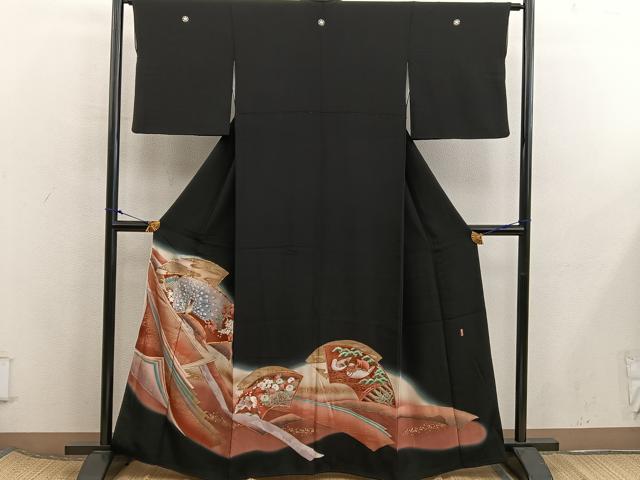 ■■■　サイズ　■■■ 身丈 161.5cm（肩から） 裄丈 64cm 袖丈 47.5cm　縫込み 1.5cm 袖幅 32.5cm 前幅 25.5cm 後幅 29.5cm 着物縫いこみ 内揚げ 0cm 裄 お袖側 約2cm　身頃側 約3cm...