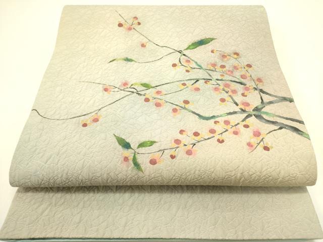 ■■■　サイズ　■■■ 長さ 448cm 幅 31cm程 ■■■　商品詳細　■■■ 【正絹】 状態は締めてはおりますが 特に目立ったシミ汚れなどもなく大変良い状態です。 大変上質な逸品になります。 お安く出品致しますので、是非この機会にいか...