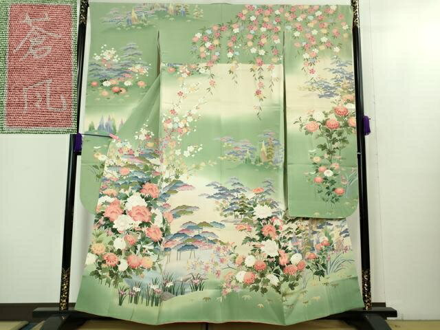 ■■■　サイズ　■■■ 身丈 158cm（肩から） 裄丈 68.5cm 袖丈 108.5cm 袖幅 35cm 前幅 23cm 後幅 30.5cm 着物縫いこみ 内揚げ 8cm 裄 お袖側 約 2cm　身頃側 約 4.5cm ■■■　商品詳細...