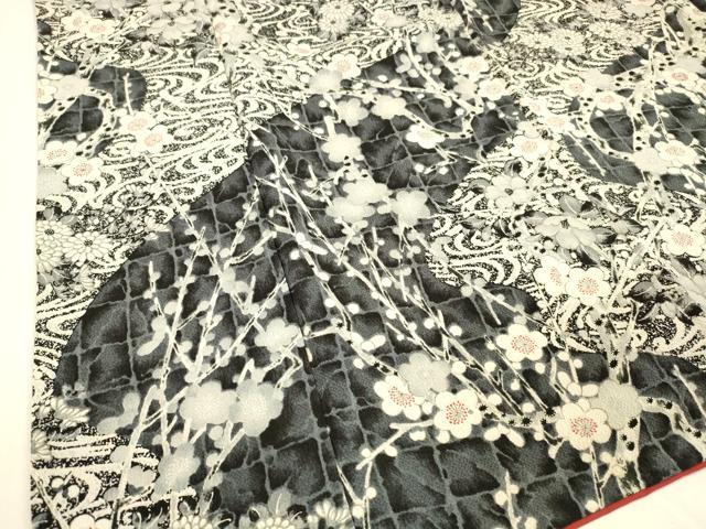 ■■■　サイズ　■■■ 身丈 158.5cm（肩から） 裄丈 62cm 袖丈 48cm　縫込み 5cm 袖幅 31.5cm 前幅 23.5cm 後幅 26cm 着物縫いこみ 内揚げ 0cm 裄 お袖側 約3.5cm　身頃側 約8.5cm ■...