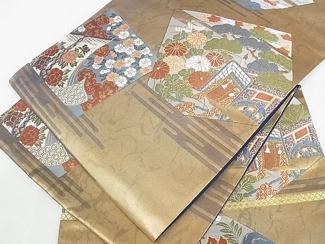 ■■■　サイズ　■■■ 長さ 436cm 幅 31cm程 ■■■　商品詳細　■■■ 【正絹】 状態は締めてはおりますが 特に目立ったシミ汚れなどもなく大変良い状態です。 大変上質な逸品になります。 お安く出品致しますので、是非この機会にいか...