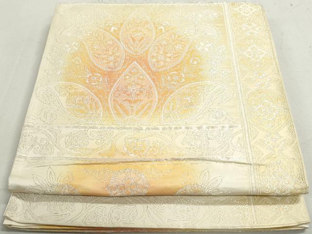 ■■■　サイズ　■■■ 長さ 424cm 幅 30.5cm程 ■■■　商品詳細　■■■ 【正絹・芯なし】 詳細に関しましては、画像をご確認ください。 大変上質な逸品になります。 お安く出品致しますので、是非この機会にいかがでしょうか？ ■■...
