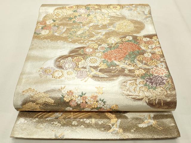 ■■■　サイズ　■■■ 長さ 436cm 幅 30.5cm程 ■■■　商品詳細　■■■ 【正絹】 詳細に関しましては、画像をご確認ください。 大変上質な逸品になります。 お安く出品致しますので、是非この機会にいかがでしょうか？ ■■■　注意...