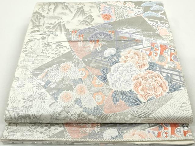 ■■■　サイズ　■■■ 長さ 432cm 幅 30cm程 ■■■　商品詳細　■■■ 【正絹】 詳細に関しましては、画像をご確認ください。 大変上質な逸品になります。 お安く出品致しますので、是非この機会にいかがでしょうか？ ※汚れ等に関しま...