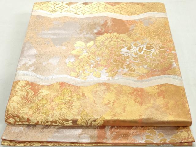 ■■■　サイズ　■■■ 長さ 416cm 幅 30.5cm程 ■■■　商品詳細　■■■ 【正絹・芯なし】 詳細に関しましては、画像をご確認ください。 大変上質な逸品になります。 お安く出品致しますので、是非この機会にいかがでしょうか？ ■■...