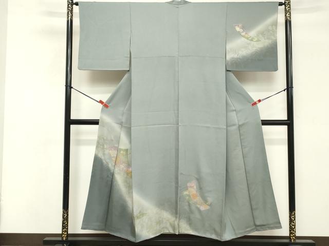 ■■■　サイズ　■■■ 身丈 150cm（肩から） 裄丈 64cm 袖丈 46cm　縫込み 3cm 袖幅 33cm 前幅 25cm 後幅 30.5cm 着物縫いこみ 内揚げ 14cm 裄 お袖側 約3cm　身頃側 約4cm ■■■　商品詳細...