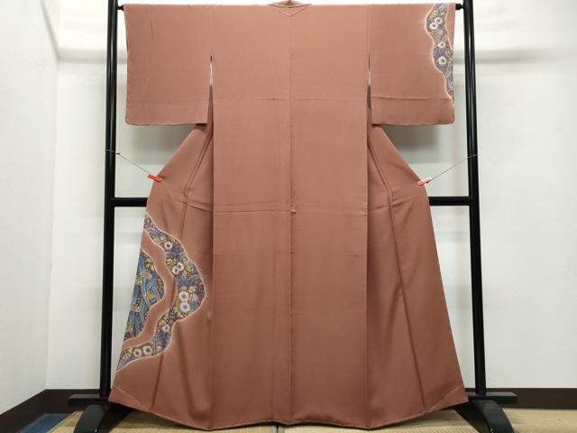 ■■■　サイズ　■■■ 身丈 161cm（肩から） 裄丈 64.5cm 袖丈 48cm　縫込み 10cm 袖幅 33cm 前幅 24cm 後幅 30cm 着物縫いこみ 内揚げ 6.5cm 裄 お袖側 約4cm　身頃側 約2.5cm ■■■　...