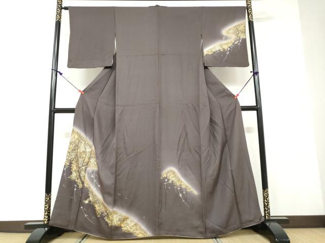 ■■■　サイズ　■■■ 身丈 160.5cm（肩から） 裄丈 65cm 袖丈 49cm　縫込み 7cm 袖幅 32.5cm 前幅 24.5cm 後幅 29cm 着物縫いこみ 内揚げ 4cm 裄 お袖側 約4cm　身頃側 約3cm ■■■　商...