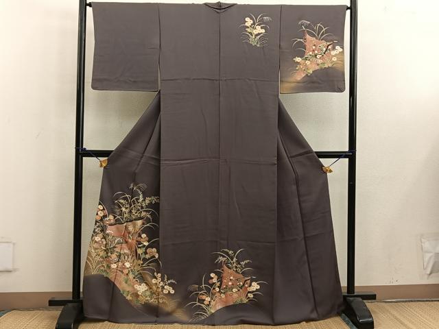 ■■■　サイズ　■■■ 身丈 165cm（肩から） 裄丈 65cm 袖丈 46.5cm　縫込み 3.5cm 袖幅 33.5cm 前幅 24.5cm 後幅 30cm 着物縫いこみ 内揚げ 0cm 裄 お袖側 約2.5cm　身頃側 約2.5cm...