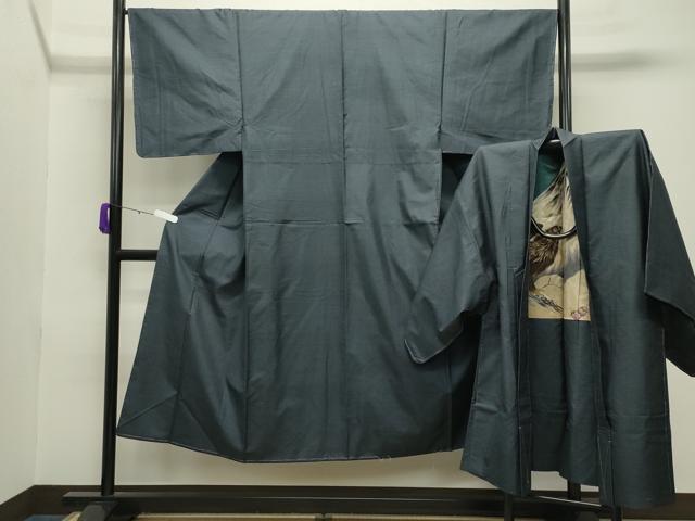 ■■■　サイズ　■■■ 【着物】 身丈 142.5cm（肩から） 裄丈 67.5cm 袖丈 48.5cm　縫込み 4.5cm 袖幅 34cm 前幅 25.5cm 後幅 31cm 着物縫いこみ 内揚げ 11.5cm 裄 お袖側 約3cm　身頃...