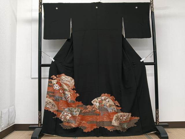 ■■■　サイズ　■■■ 身丈 165cm（肩から） 裄丈 66cm 袖丈 46.5cm　縫込み 8.5cm 袖幅 34cm 前幅 24cm 後幅 30.5cm 着物縫いこみ 内揚げ 3cm 裄 お袖側 約2cm　身頃側 約0cm ■■■　商...