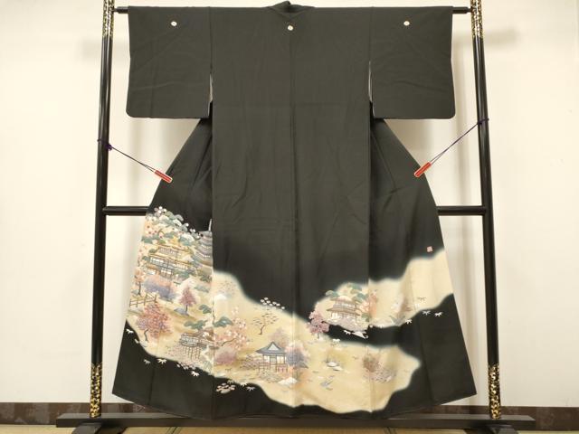 ■■■　サイズ　■■■ 身丈 151cm（肩から） 裄丈 62cm 袖丈 44cm　縫込み 5.5cm 袖幅 35cm 前幅 23cm 後幅 30cm 着物縫いこみ 内揚げ 10.5cm 裄 お袖側 約5cm　身頃側 約4cm ■■■　商品...