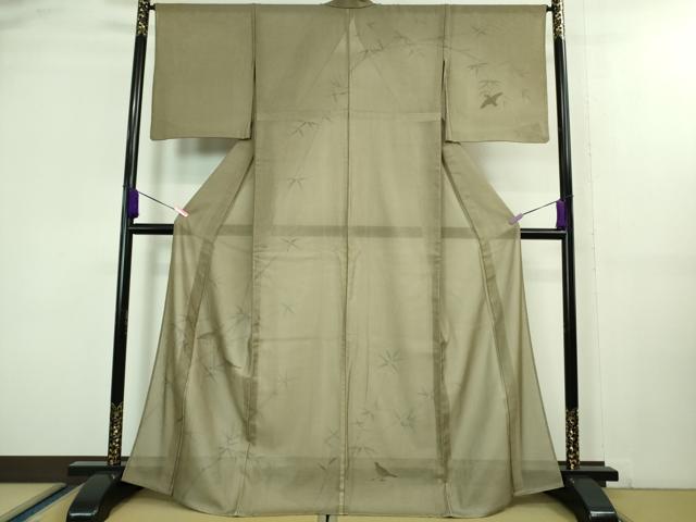 ■■■　サイズ　■■■ 身丈 166cm（肩から） 裄丈 66.5cm 袖丈 48cm　 縫込み 5cm 袖幅 34cm 前幅 24.5cm 後幅 30.5cm 着物縫いこみ 内揚げ 3cm 裄 お袖側 約 1cm　身頃側 約 1.5cm ...