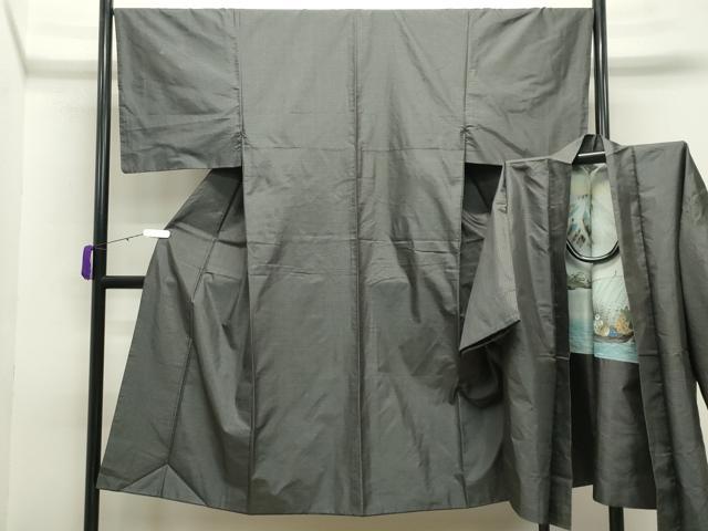 ■■■　サイズ　■■■ 【着物】 身丈 142cm（肩から） 裄丈 67.5cm 袖丈 48.5cm　縫込み 3.5cm 袖幅 34cm 前幅 25cm 後幅 30cm 着物縫いこみ 内揚げ 7.5cm 裄 お袖側 約1.5cm　身頃側 約...