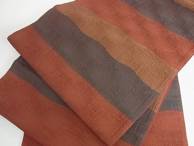 ■■■　サイズ　■■■ 長さ 432cm 幅 31cm程 ■■■　商品詳細　■■■ 【正絹】 状態は締めてはおりますが 特に目立ったシミ汚れなどもなく大変良い状態です。 大変上質な逸品になります。 お安く出品致しますので、是非この機会にいか...