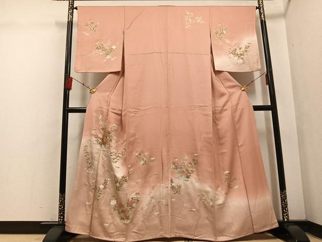 ■■■　サイズ　■■■ 身丈 161cm（肩から） 裄丈 64.5cm 袖丈 51.5cm　縫込み 3.5cm 袖幅 33cm 前幅 24cm 後幅 30cm 着物縫いこみ 内揚げ 5cm 裄 お袖側 約2cm　身頃側 約2cm ■■■　商...