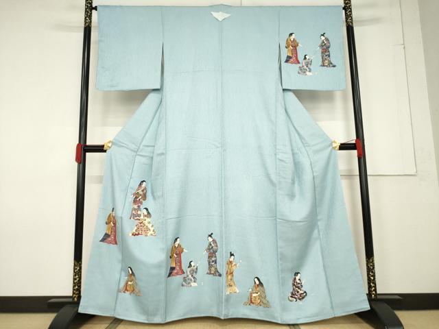 ■■■　サイズ　■■■ 身丈 160cm（肩から） 裄丈 65cm 袖丈 49cm　縫込み 7cm 袖幅 33cm 前幅 24cm 後幅 29cm 着物縫いこみ 内揚げ 4cm 裄 お袖側 約1cm　身頃側 約3cm ■■■　商品詳細　■■...